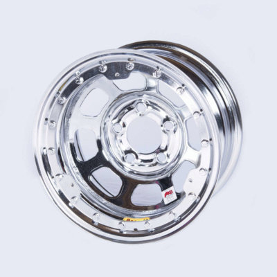 Bassett D-Hole IMCA Approved Chrome 15 Inch Wheel Beadlock 5×5 ...
