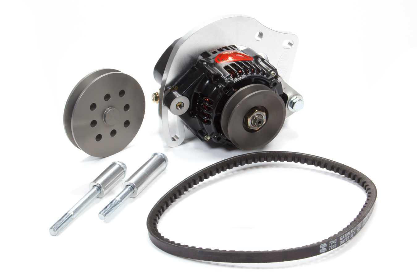 Powermaster Alternator High Mount Kit – V-Belt – Performance Motorsports